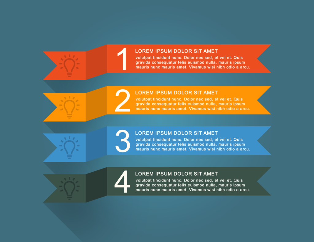 Ribbon Infographic - Dave Hinkin Digital Portfolio