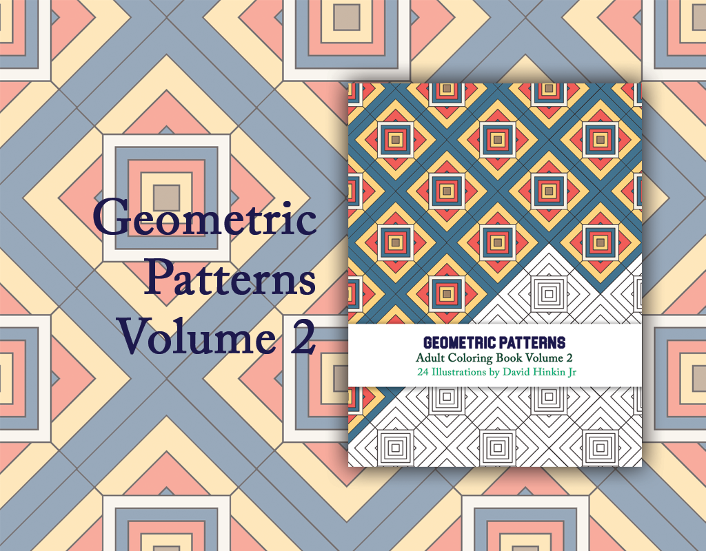 Coloring Book: Geometric Patterns Vol. 2 - Web Designs by Dave Hinkin