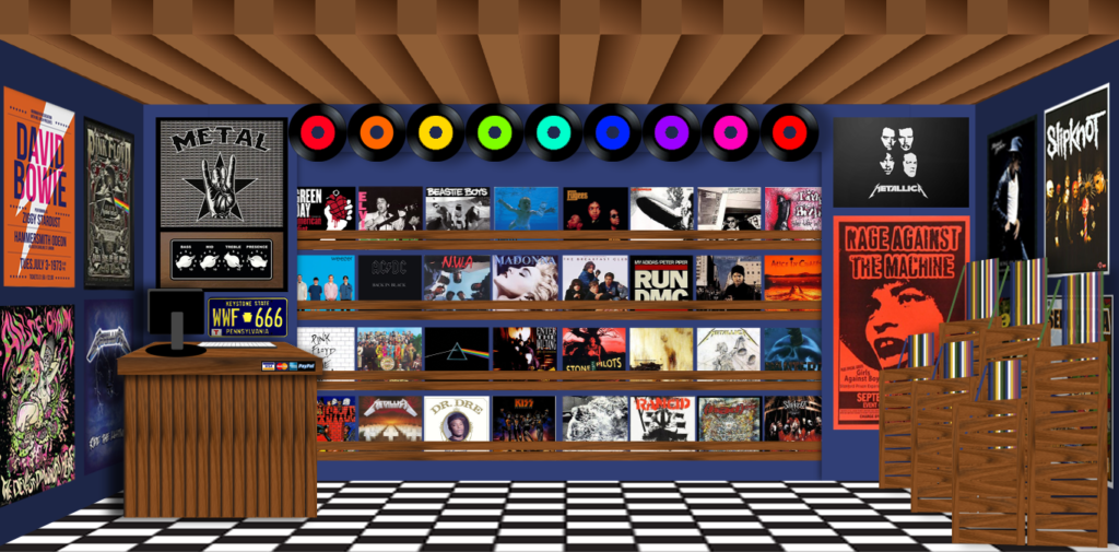 Record Store/ Fruit Store/ Skate Shop - Dave Hinkin Digital Portfolio