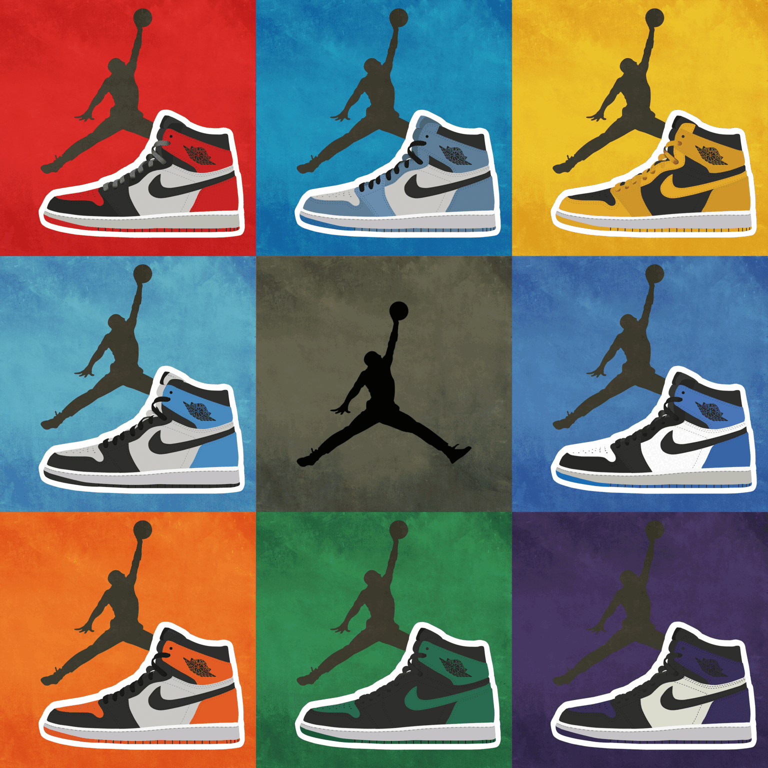 Jordan 1 Pop Art NFT - Dave Hinkin Digital Portfolio